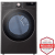 LG DLEX4000B 27 Inch Electric Smart Dryer with 7.4 Cu. Ft. Capacity, 12 ...