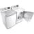 LG LGWADREW300 Side-by-Side Washer & Dryer Set with Top Load Washer and ...