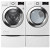 LG DLEX3700W 27 Inch Electric Smart Dryer with 7.4 Cu. Ft. Capacity ...