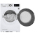 LG DLHC1455W 24 Inch Smart Electric Ventless Dryer with 4.2 Cu. Ft ...