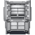 Dacor DRF427500AP 42 Inch French Door Panel Ready Refrigerator with 23. ...