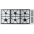 Dacor DTCT466GWNG 46 Inch Gas Cooktop with 6 Sealed Burners, 64,500 ...