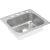 Elkay DXR2522MR2 25 Inch Drop-In Stainless Steel Sink with 8 3/16 Inch ...
