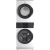 Electrolux ELTE7300AW 27 Inch Electric Stacked Laundry Tower with 4.4 ...