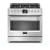 Fulgor Milano F6PDF366S1 36 Inch Freestanding Dual Fuel Range with Four ...