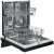 Frigidaire FFBD2420UB 24 Inch Full Console Built-In Dishwasher with 12 ...