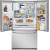 Frigidaire FGHB2868TF 36 Inch French Door Refrigerator with 26.8 Cu. Ft ...
