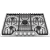 Frigidaire FPGC3077RS Gas Cooktop with 5 Sealed Burners, Continuous ...