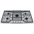 Frigidaire FPGC3677RS Gas Cooktop with 5 Sealed Burners, Continuous ...