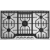 Frigidaire FPGC3677RS Gas Cooktop with 5 Sealed Burners, Continuous ...