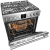 Frigidaire FPGH3077RF 30 Inch Front Control Gas Range with 5 Sealed ...