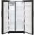 Frigidaire FRSS2623AB 36 Inch Freestanding Side by Side Refrigerator ...