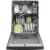 GE GDF510PSMSS 24 Inch Full Console Built-In Dishwasher with 14 Place ...
