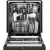 GE GDT225SGLBB 24 Inch Fully Integrated Dishwasher with 12 Place ...