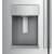 GE GYE22HSKSS 36 Inch Counter Depth French Door Refrigerator with 22.2 ...
