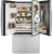 GE GFD28GYNFS 36 Inch French Door Refrigerator with 27.7 cu. ft ...