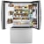 GE GFD28GYNFS 36 Inch French Door Refrigerator with 27.7 cu. ft ...