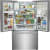 Frigidaire GRFC2353AF 36 Inch Counter Depth French Door Refrigerator ...