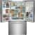 Frigidaire GRFG2353AF 36 Inch Counter-Depth French Door Refrigerator ...