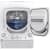 GE GUD24ESSMWW 24 Inch Electric Laundry Center with Auto-load Sensing ...