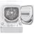 GE GUD24ESSMWW 24 Inch Electric Laundry Center with Auto-load Sensing ...