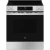 GE GRS500PVSS 30 Inch Slide-In Electric Range with 5 Smoothtop Elements ...