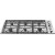 Dacor HPCT466GSNG 46 Inch Gas Cooktop with 6 Sealed Burners, Continuous ...