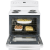 GE JBS360DMWW 30 Inch Freestanding Electric Range with 4 Elements, 5.0 ...