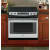 GE JD630SFSS 30 Inch Drop-in Electric Range with 4 Smoothtop Elements ...