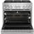 JennAir JDRP436HM 36 Inch Smart Dual Fuel Professional Range with WiFi ...