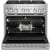 JennAir JDRP436HM 36 Inch Smart Dual Fuel Professional Range with WiFi ...