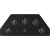 GE JEP5030DTBB 30 Inch Electric Cooktop with 5 Elements, Smooth Glass ...