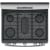 GE JGB660SEJSS 30 Inch Freestanding Gas Range with 5 Sealed Burners, 5 ...