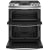 GE JGSS86SPSS 30 Inch Slide-In Double Oven Gas Range with 5 Sealed ...