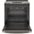 GE JS645ELES 30 Inch Slide-In Electric Range with 4 Radiant Elements, 5 ...