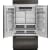 KitchenAid KBFN502EBS 42 Inch Built-In French Door Refrigerator with 24 ...