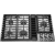 KitchenAid KCGD506GSS 36 Inch Gas Downdraft Cooktop with 5 Burners ...