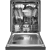 KitchenAid KDFE204KBS 24 Inch Full Console Dishwasher with 13 Place ...