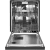 KitchenAid KDFM404KBS 24 Inch Full Console Dishwasher with 16 Place ...