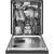 KitchenAid KDFM404KBS 24 Inch Full Console Dishwasher with 16 Place ...