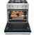 KitchenAid KFDC500JIB 30 Inch Freestanding Dual Fuel Smart Range with 4 ...
