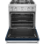KitchenAid KFDC500JIB 30 Inch Freestanding Dual Fuel Smart Range with 4 ...