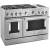 KitchenAid KFDC558JSS 48 Freestanding Dual Fuel Smart Range with 6 ...