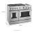 KitchenAid KFDC558JSS 48 Freestanding Dual Fuel Smart Range with 6 ...