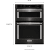 KitchenAid KOCE500EBS 30 Inch Double Combination Electric Wall Oven ...