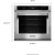KitchenAid KOSE500ESS 30 Inch Single Convection Electric Wall Oven with ...