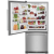 KitchenAid KRBL109ESS 30 Inch Bottom Mount Refrigerator with 19 cu. ft ...
