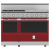 Hestan KRD484GDLPBG 48 Inch Freestanding Dual Fuel Range with 4 Sealed ...