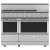 Hestan KRD485GDLP 48 Inch Freestanding Dual Fuel Range with 5 Burners ...
