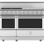 Hestan KRG484GDNGWH 48 Inch Freestanding Gas Range with 4 Sealed ...